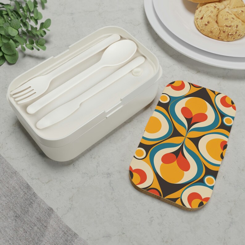 Groovy Bento Box: Retro 70's Vintage Style - Etsy