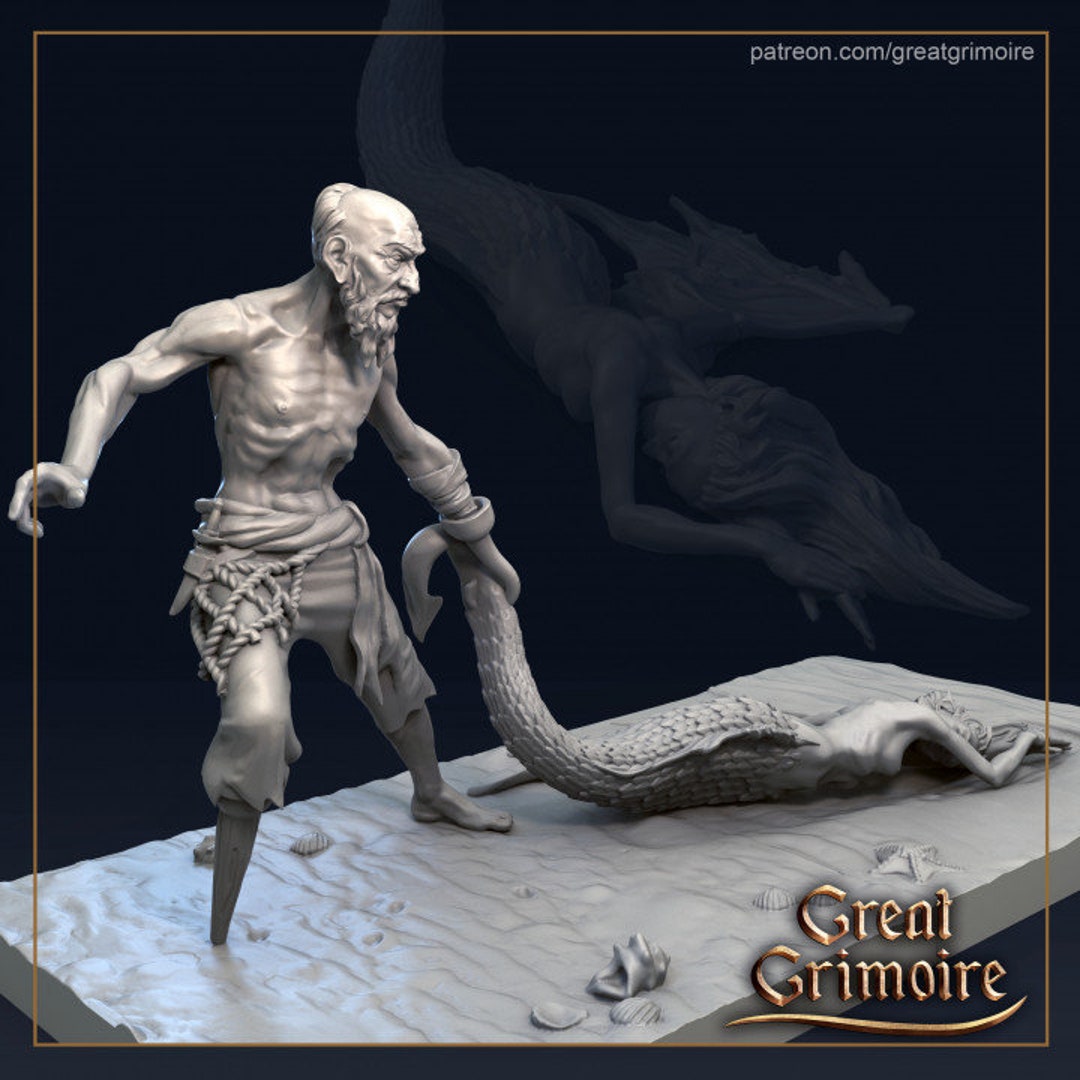 Miniature | Mermaid | Dnd | D&D | DSA | Tabletop | Roleplaying Game ...