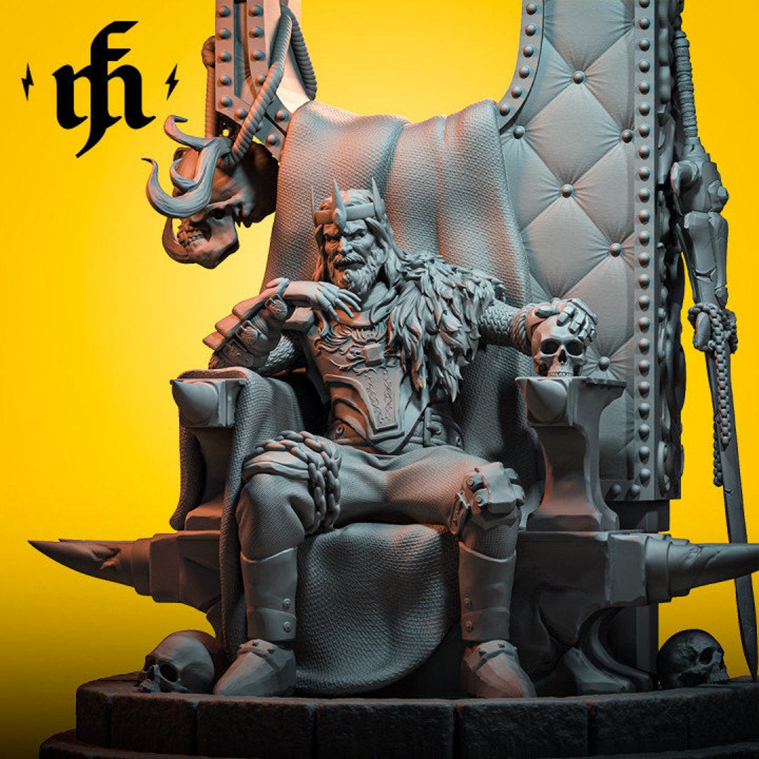 Miniature the Golden Father Dnd D&D DSA Tabletop Roleplay Midas Forge ...