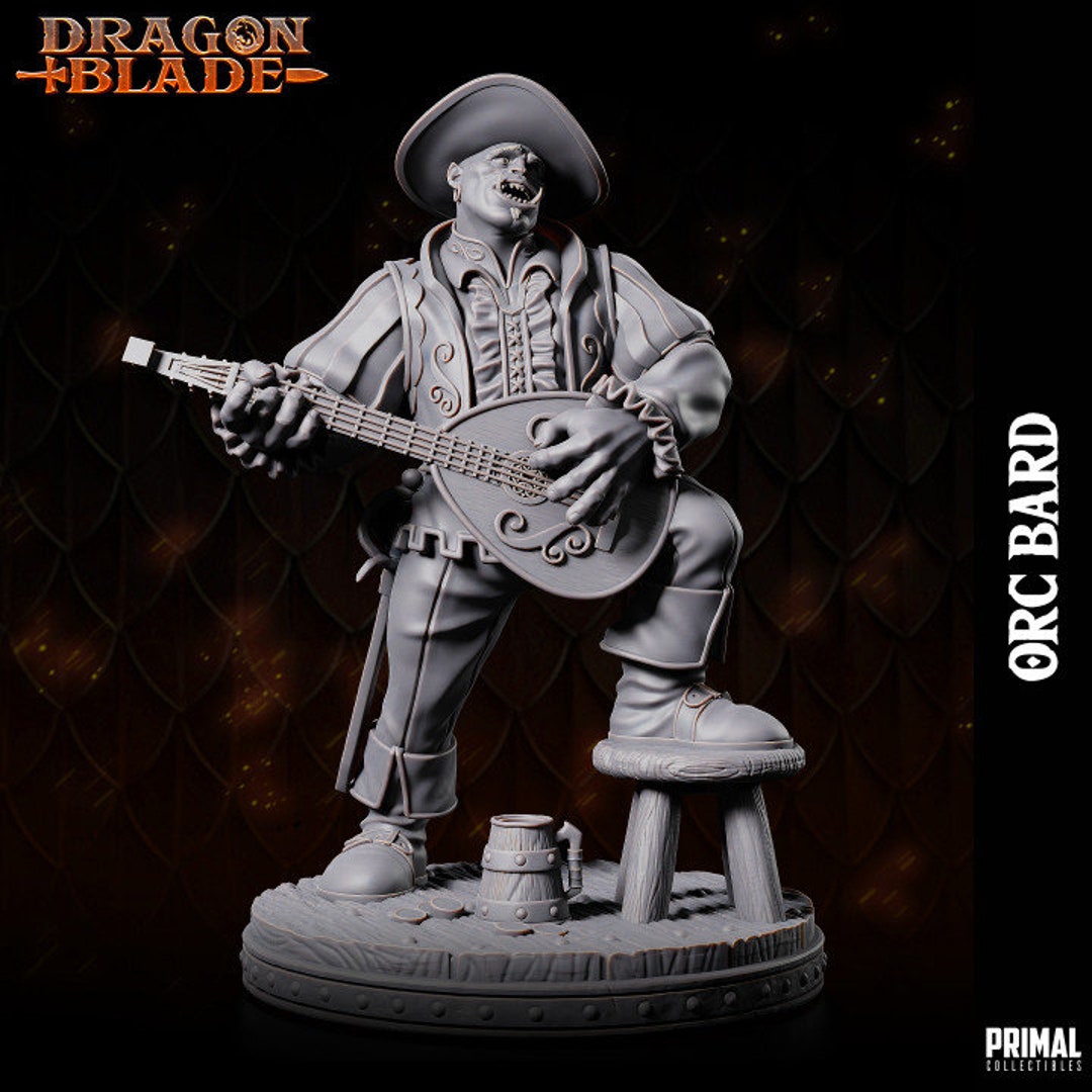 Orc Bard | D&D | Dungeons and Dragons | Tabletop | Roleplay ...
