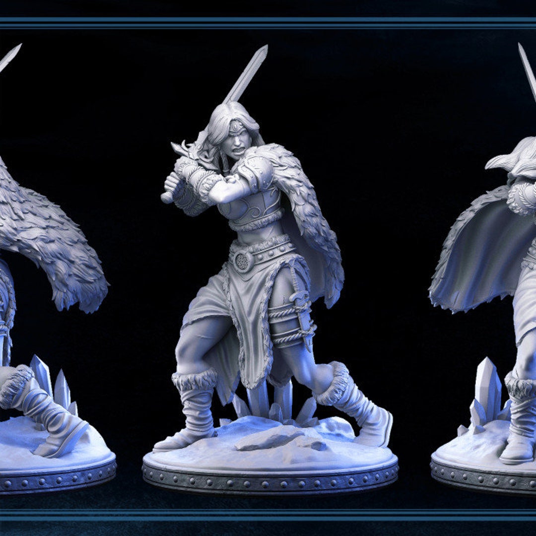 Valkyrie - Barbarian | Diorama | D&D | Dungeons and Dragons | Tabletop ...