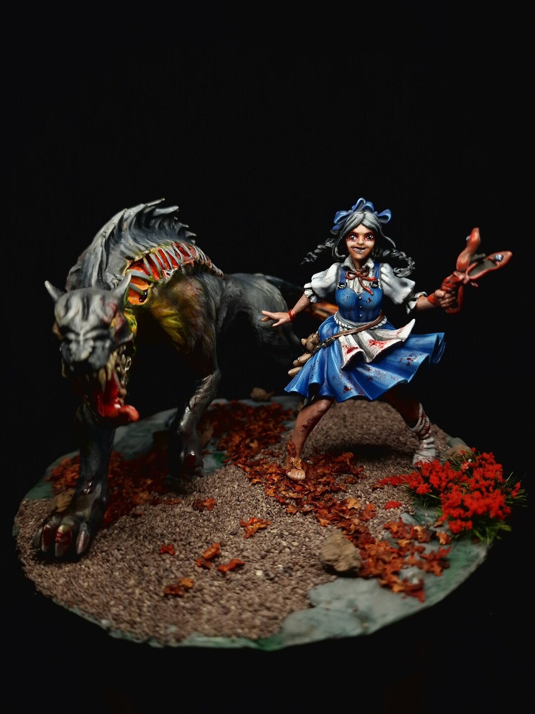 Hand-painted/unpainted Miniature / Dorothy and Toto / Diorama / Wizard ...