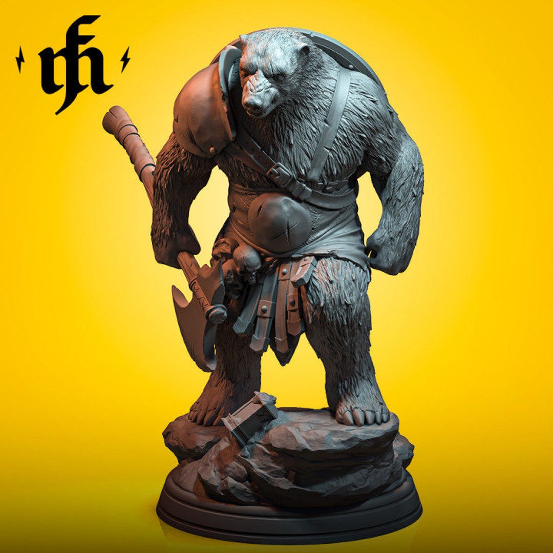 Miniature Polar Dnd D&D DSA Tabletop Roleplay Midas Forge - Etsy