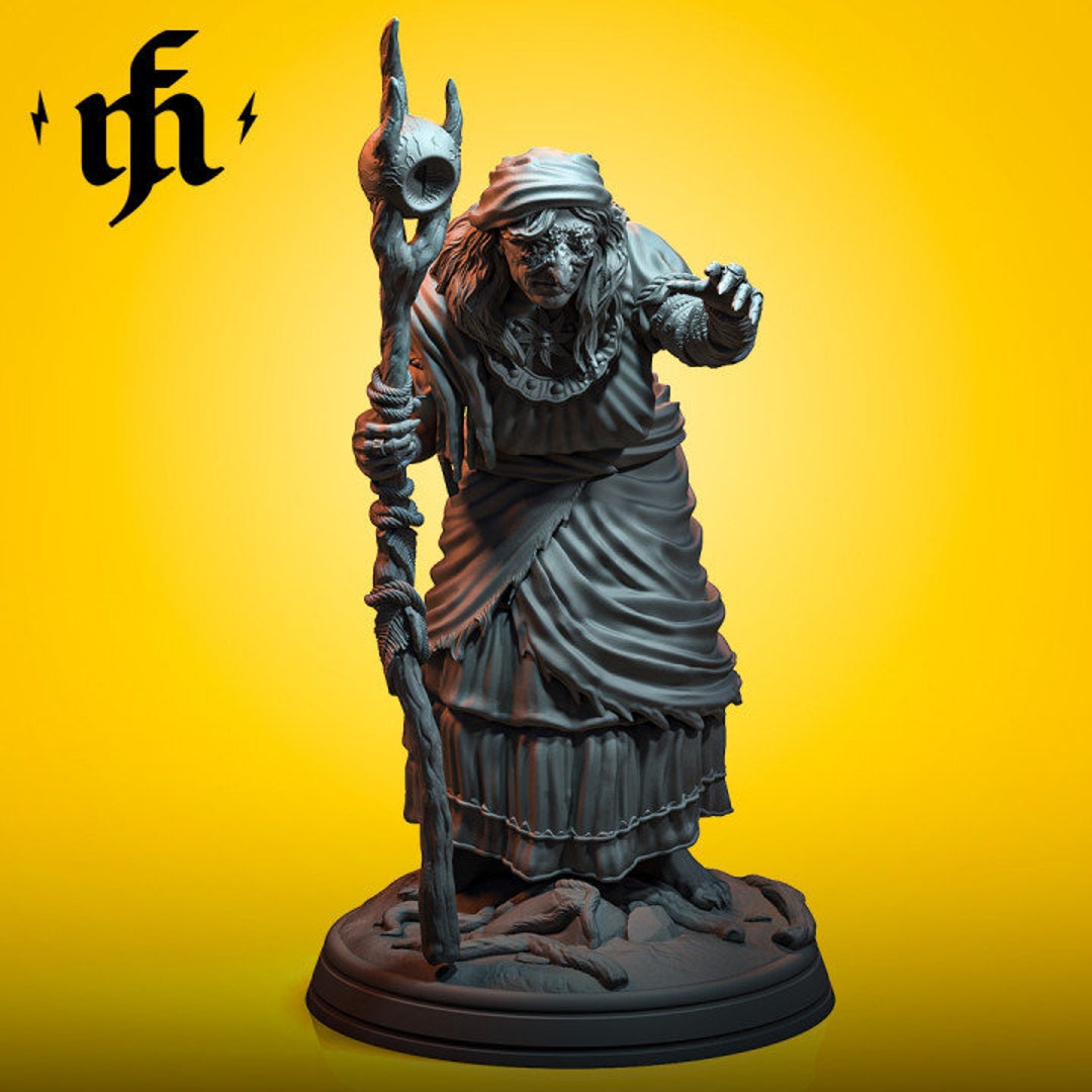 Miniature Evanora Dnd D&D DSA Tabletop Roleplay Midas Forge - Etsy