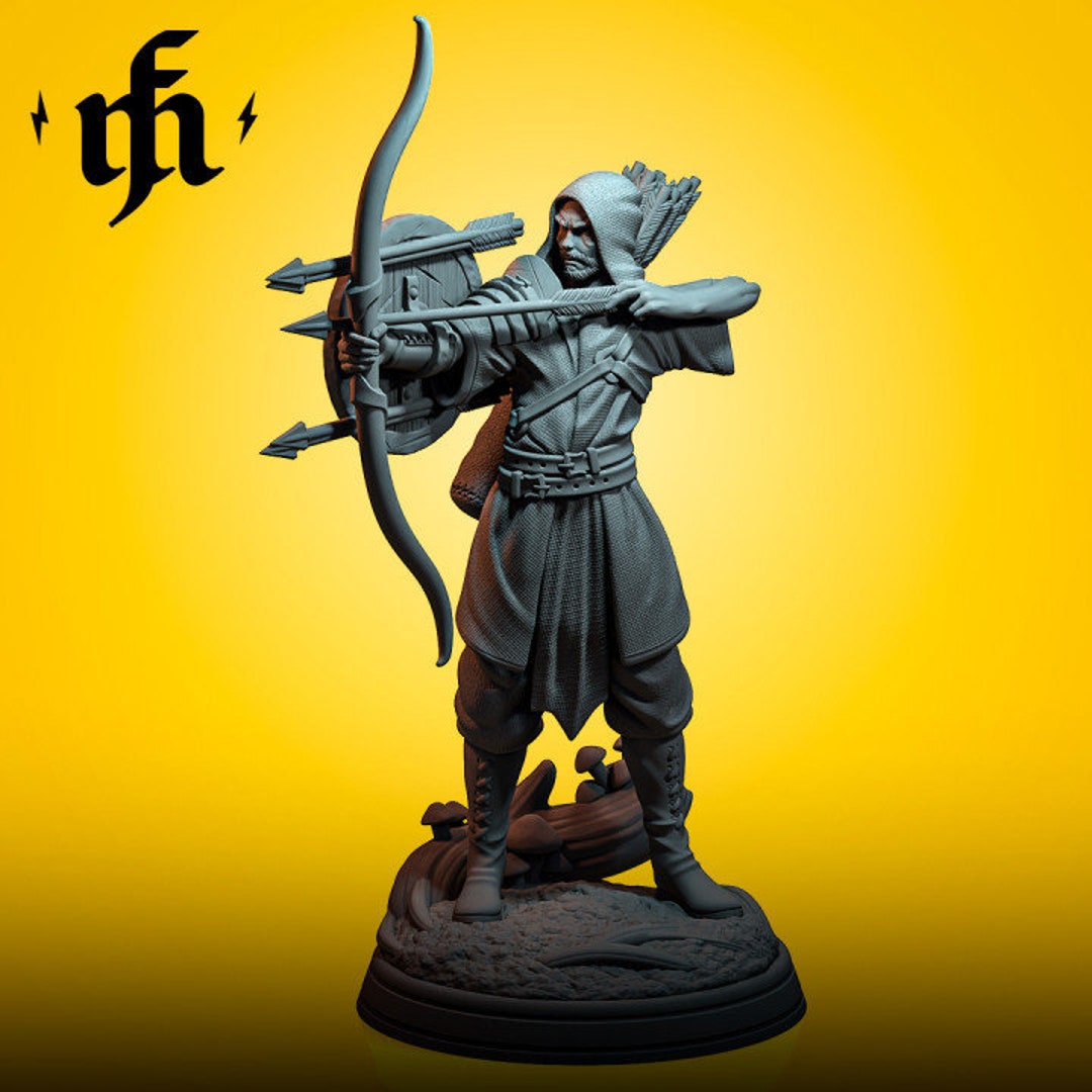 Miniature One Arrow Jacob Dnd D&D DSA Tabletop Roleplay Midas Forge - Etsy