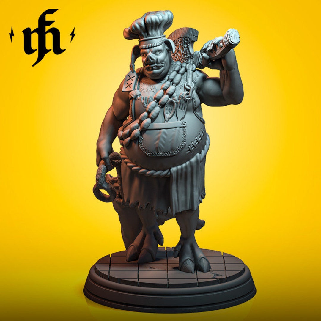 Miniature | Arlo, the Butcher | Dnd | D&D | DSA | Tabletop | Roleplay ...