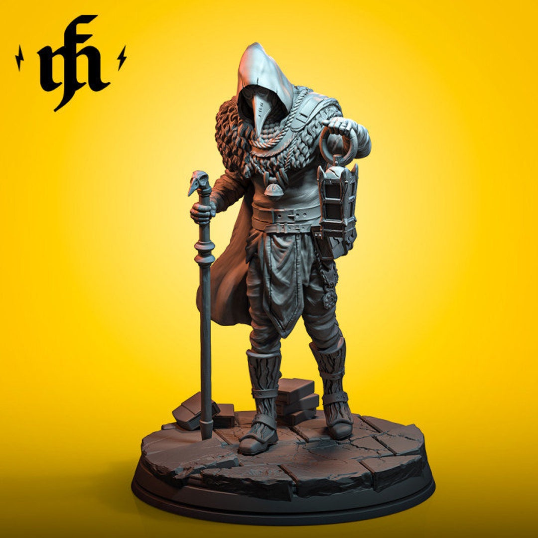 Miniature Dr Isaac Dnd D&D DSA Tabletop Roleplay Midas Forge - Etsy