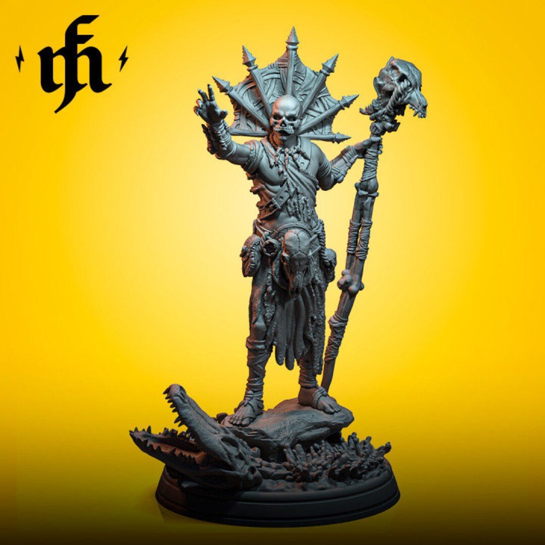 Miniature | Zadak Shaman | Dnd | D&D | DSA | Tabletop | Roleplay ...