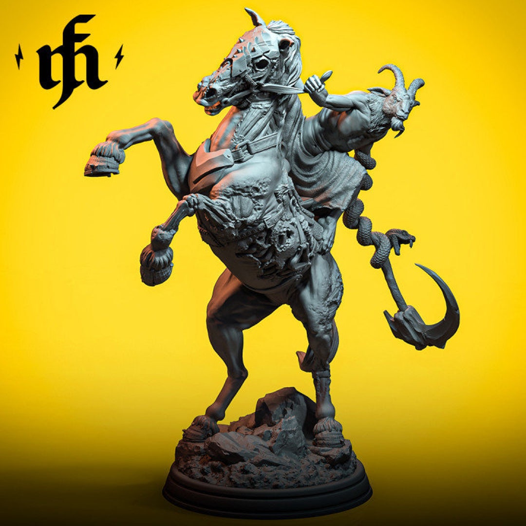 Miniature Syprius, the Reaper King Dnd D&D DSA Tabletop Roleplay Midas ...