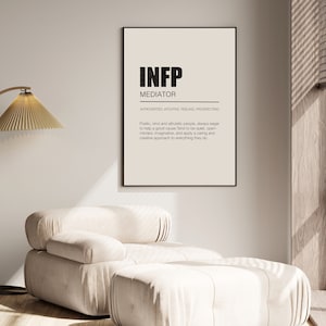 INFP Personality Type Poster, 16 Personalities Mediator Printable ...