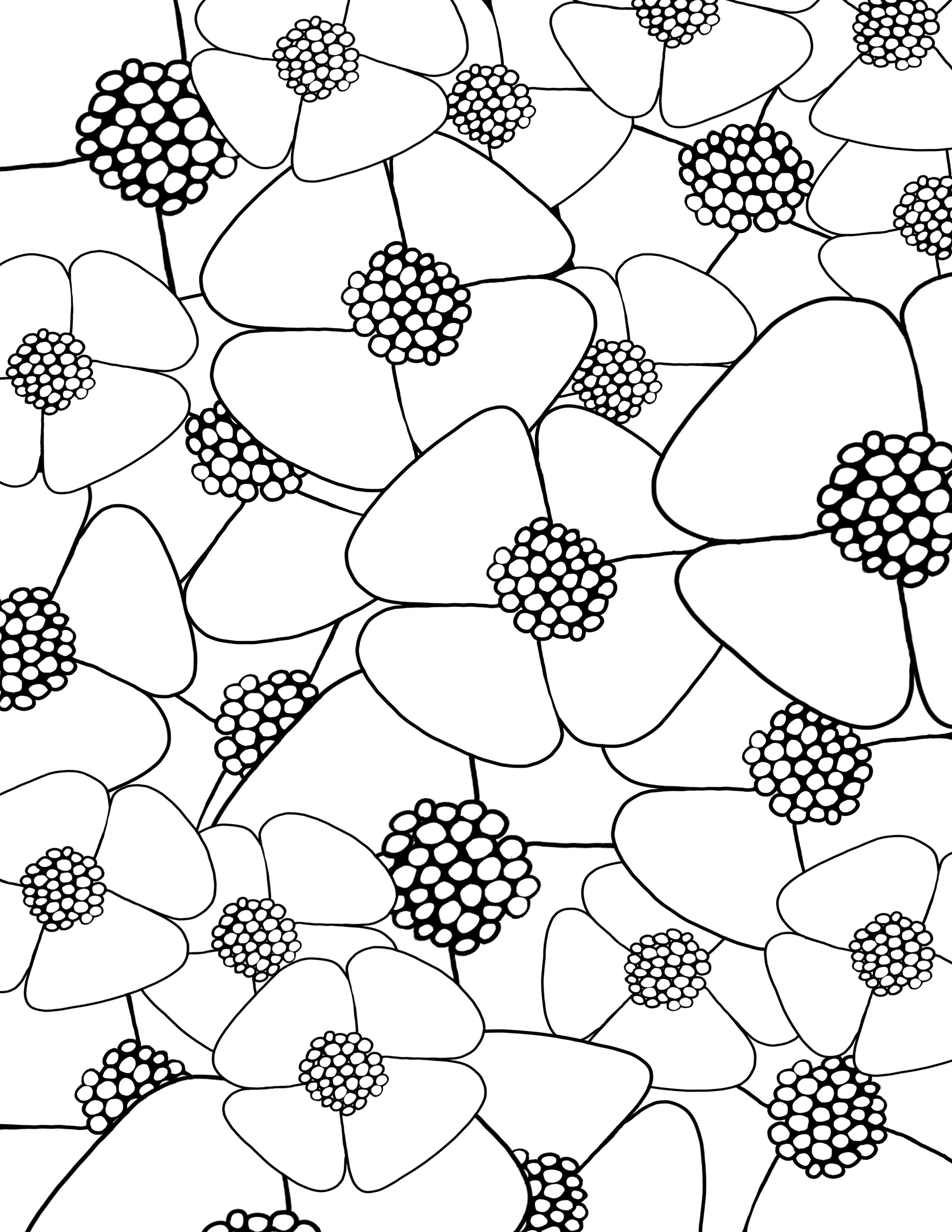 Collage Coloring Sheets