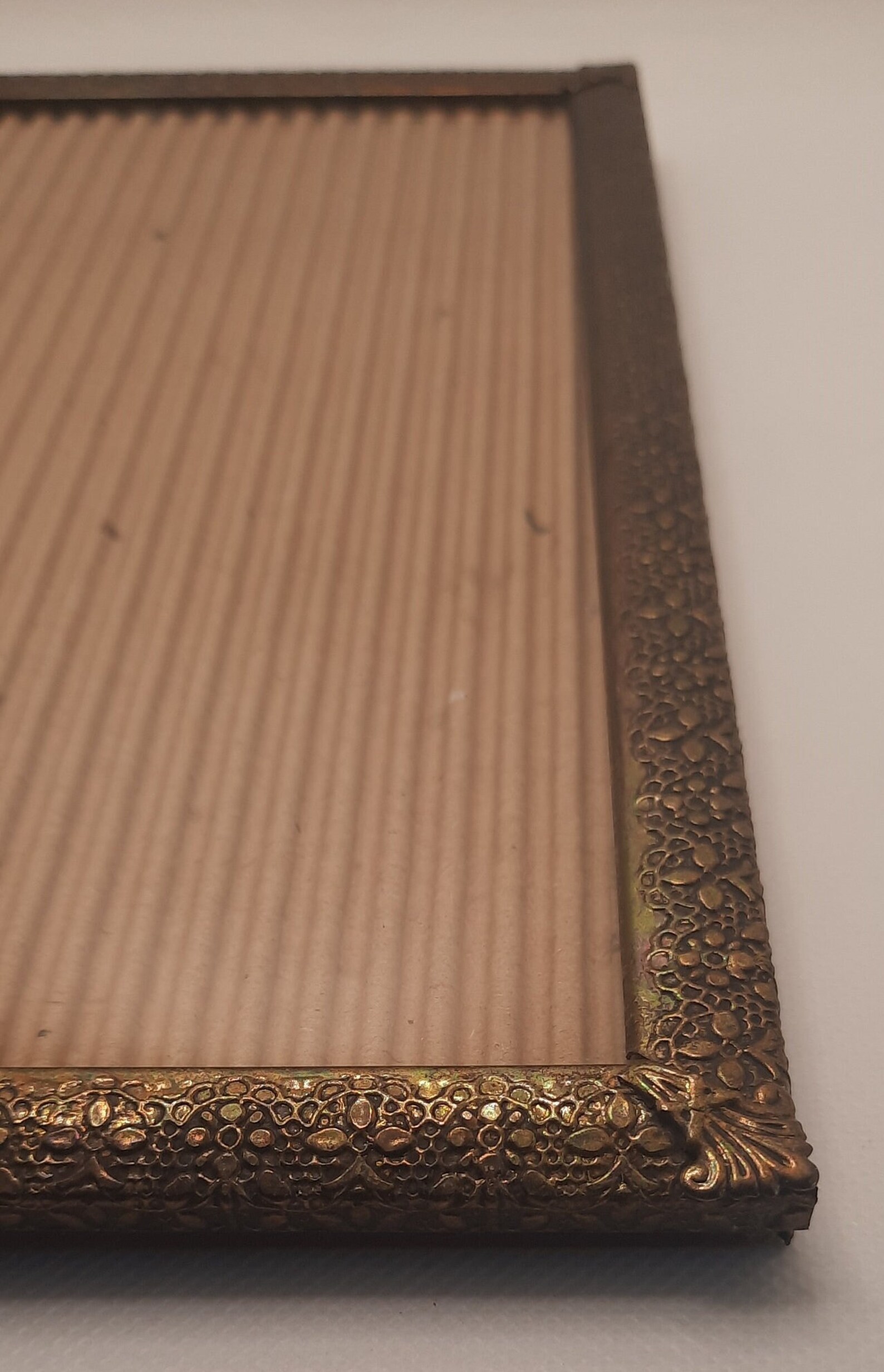 Vintage Decorative Ornate Brass Metal Frame With Easel Back 8in X 10in ...