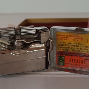 Vintage Strato-flame Compressed Fuel Lighter - Etsy