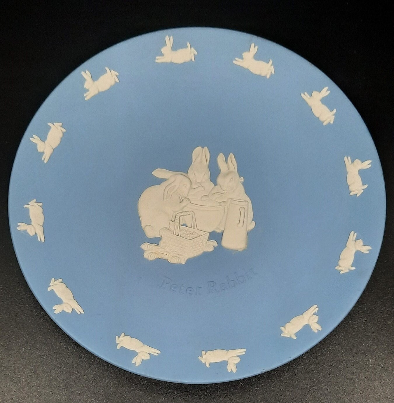 Peter Rabbit Wedgwood Blue Jasperware 6 1/2 Plate - Etsy