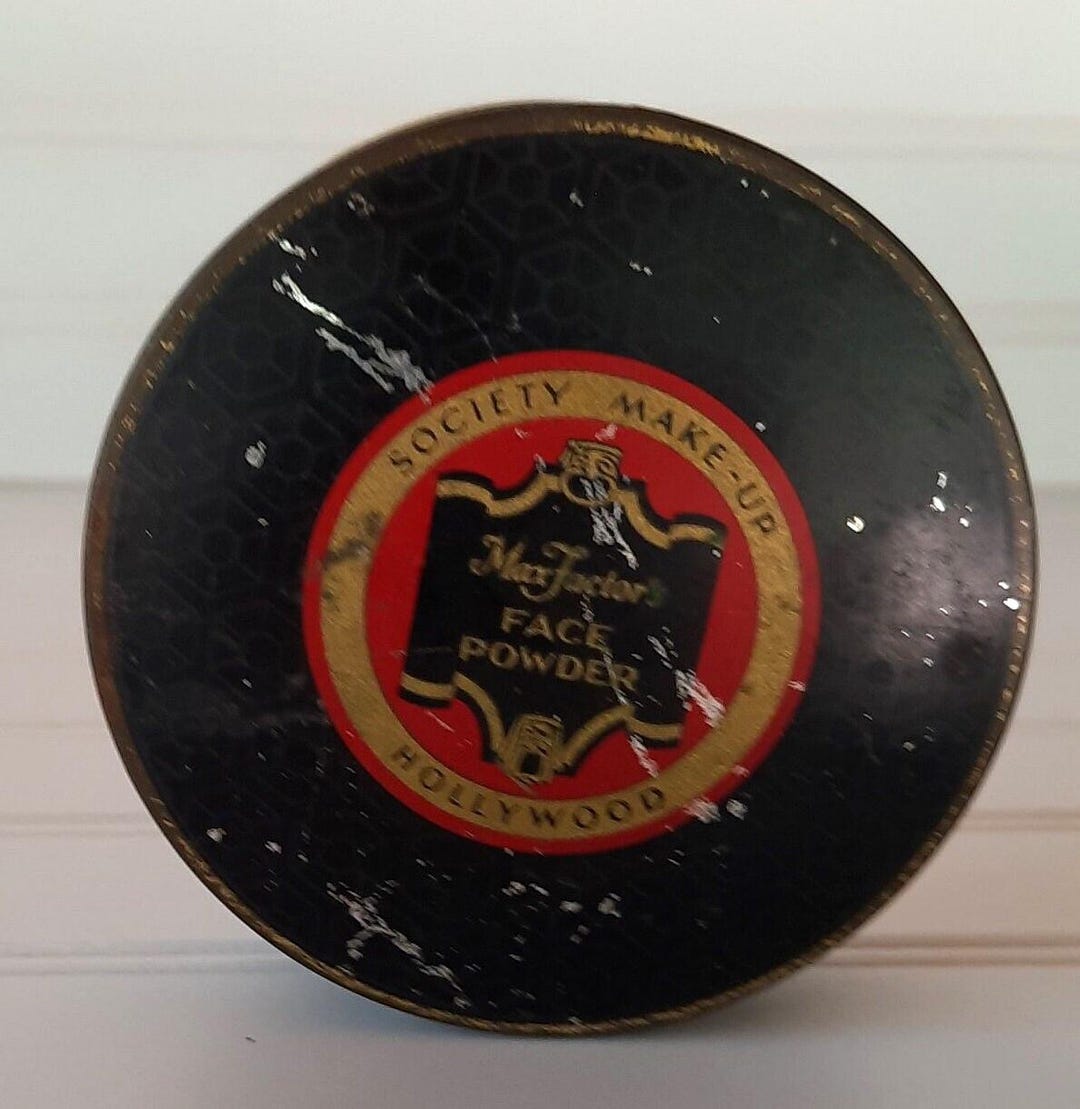 Vintage Max Factor Face Powder Container: Hollywood Vanity Decor - Etsy