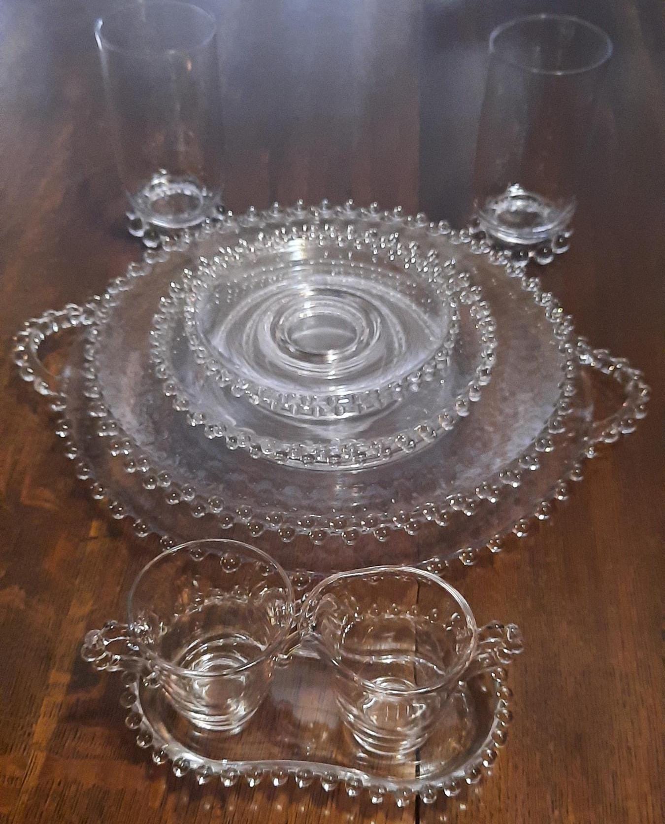 Vintage Candlewick Glass by Imperial Ohio: Crystal Plates, Tumblers ...