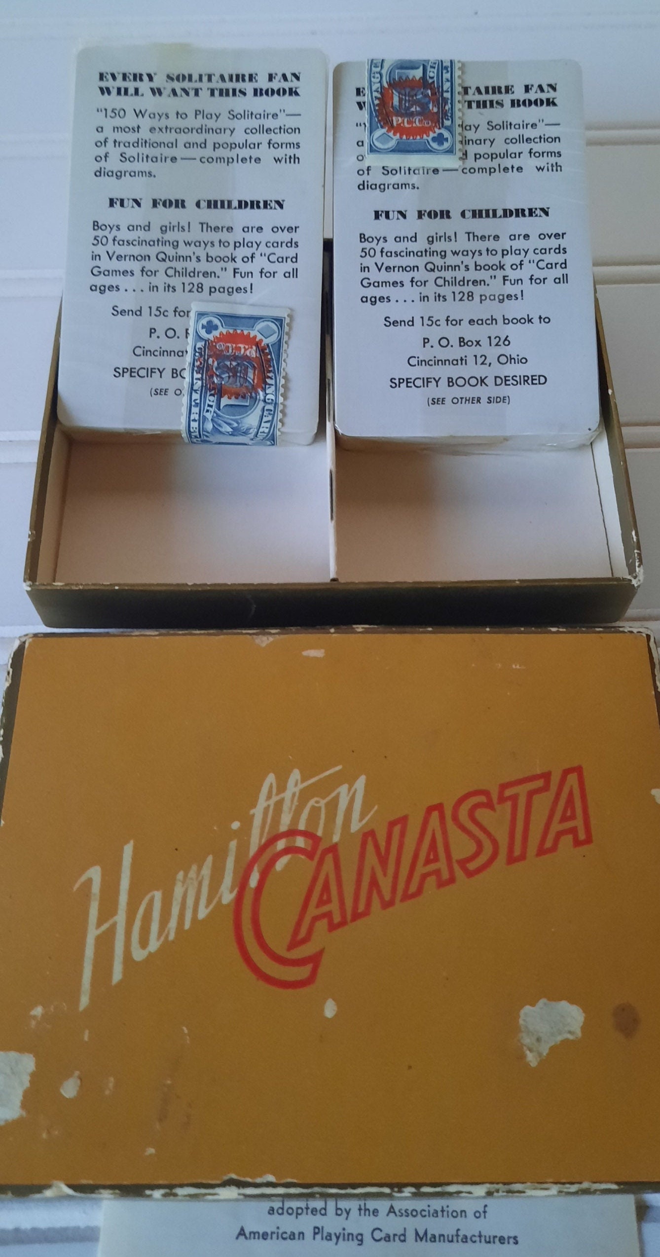 Vintage Hamilton Samba/canasta Playing Cards - Etsy