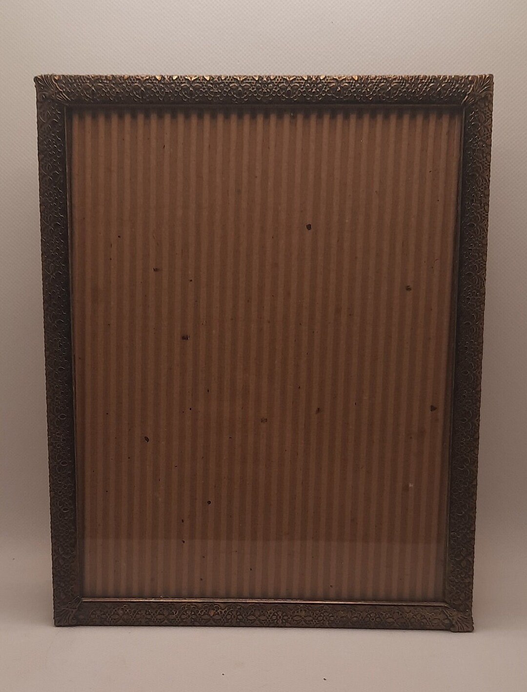 Vintage Decorative Ornate Brass Metal Frame With Easel Back 8in X 10in ...