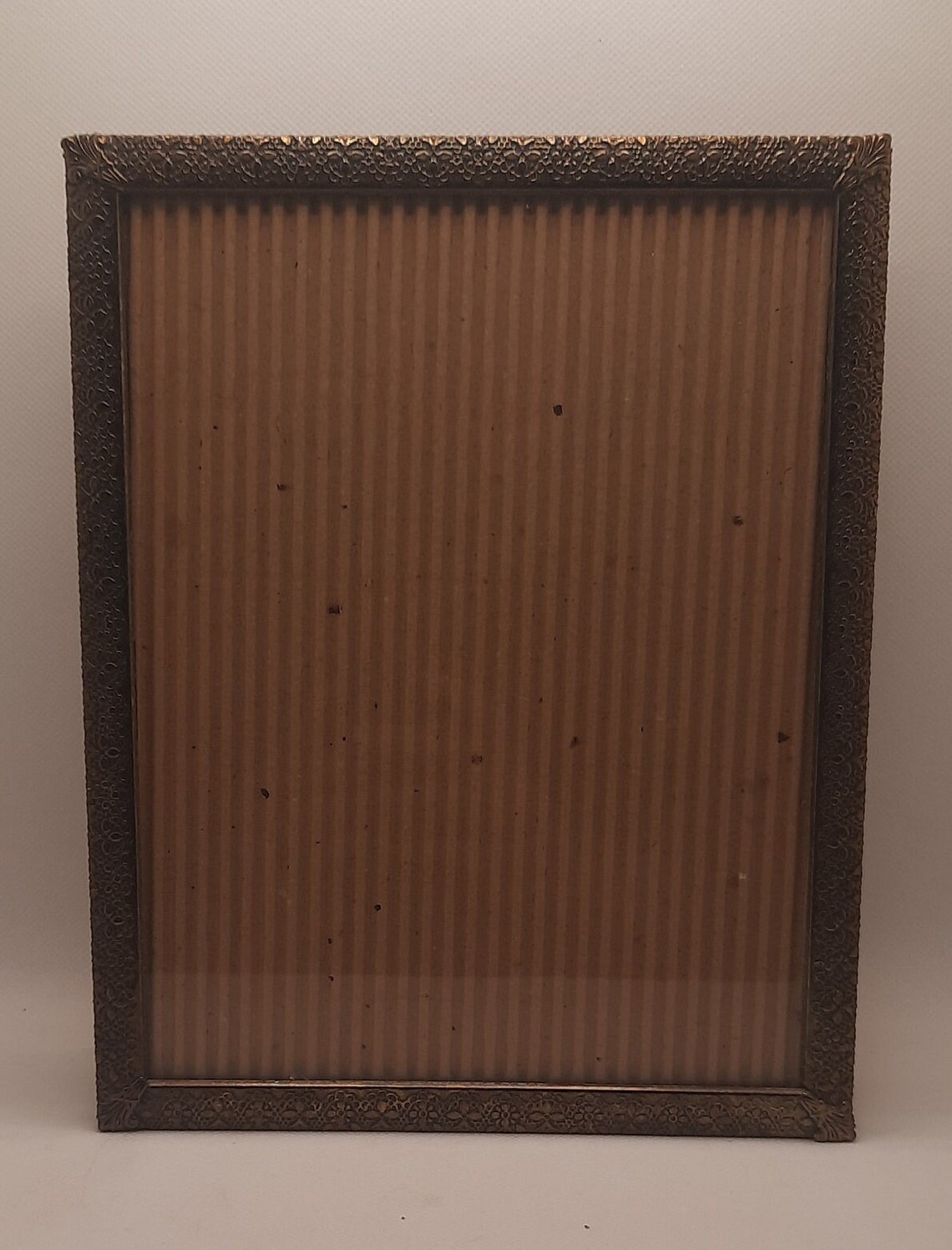 Vintage Decorative Ornate Brass Metal Frame With Easel Back 8in X 10in ...