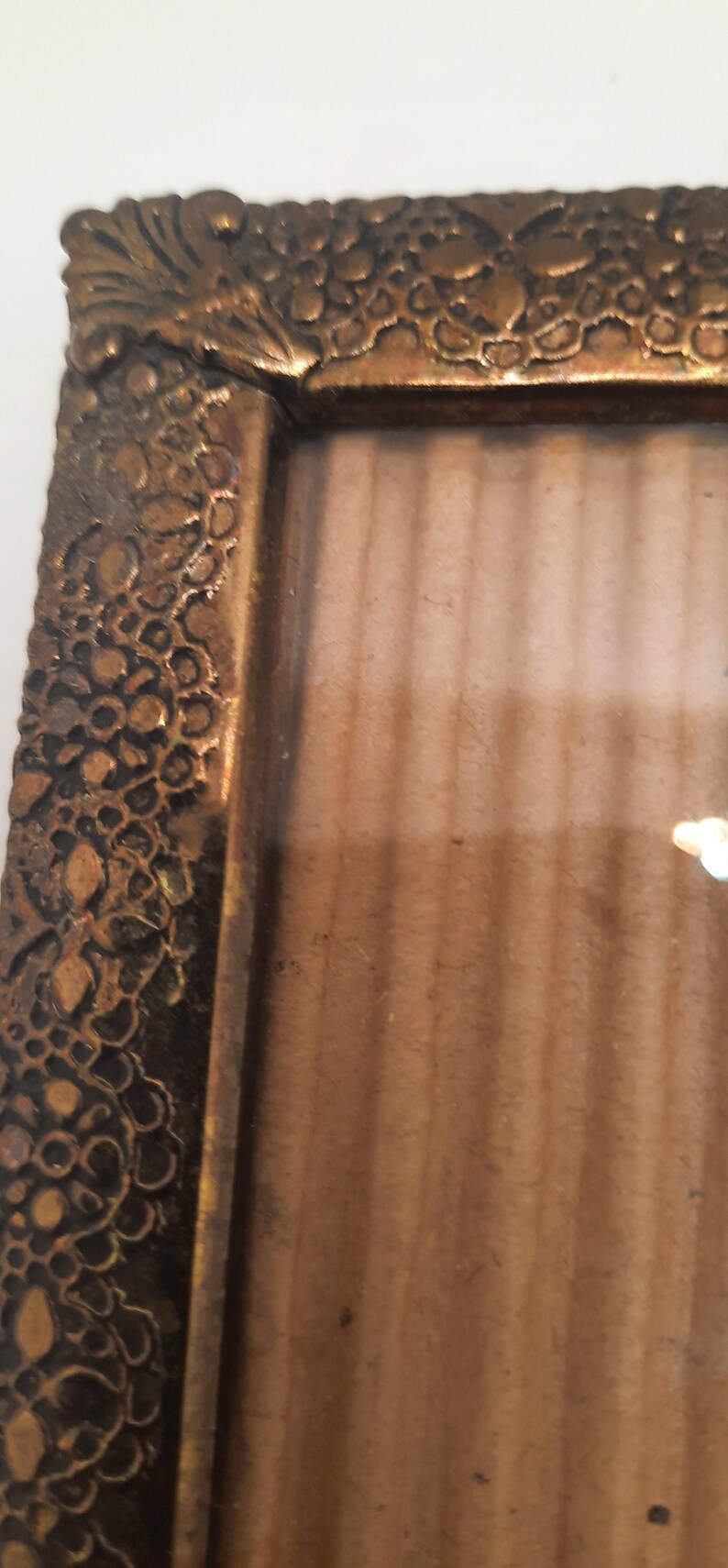 Vintage Decorative Ornate Brass Metal Frame With Easel Back 8in X 10in ...