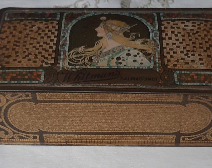 Antique 1920's Whitman's Salmagundi Tin Sampler Box,whitman's Chocolate ...
