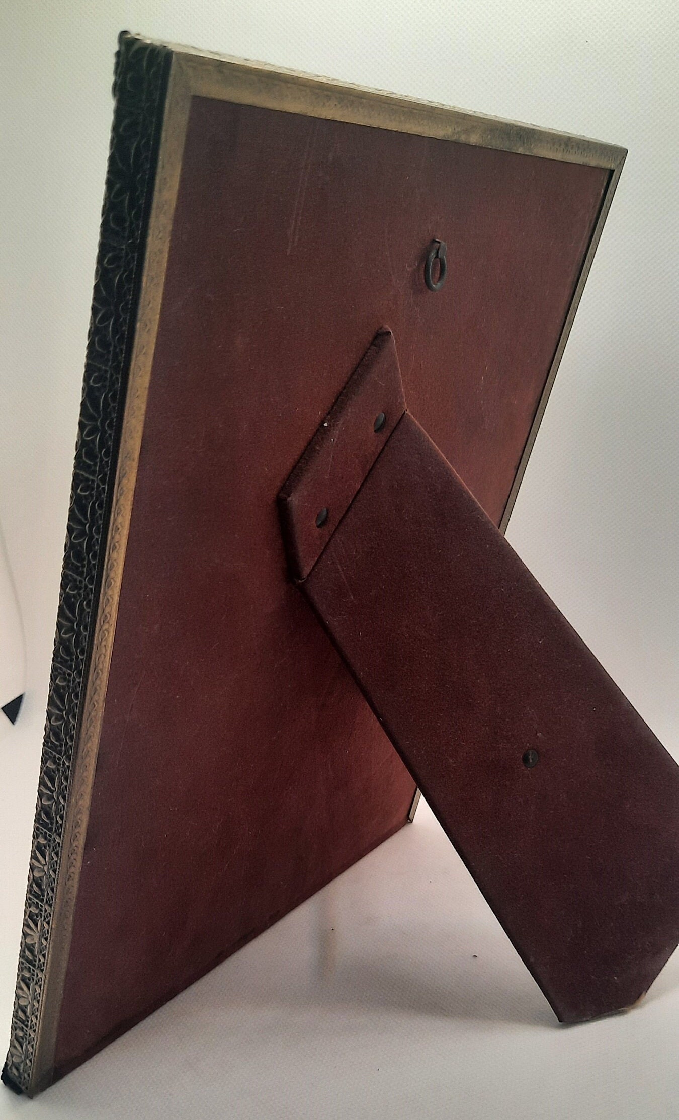 Vintage Decorative Ornate Brass Metal Frame With Easel Back 8in X 10in ...