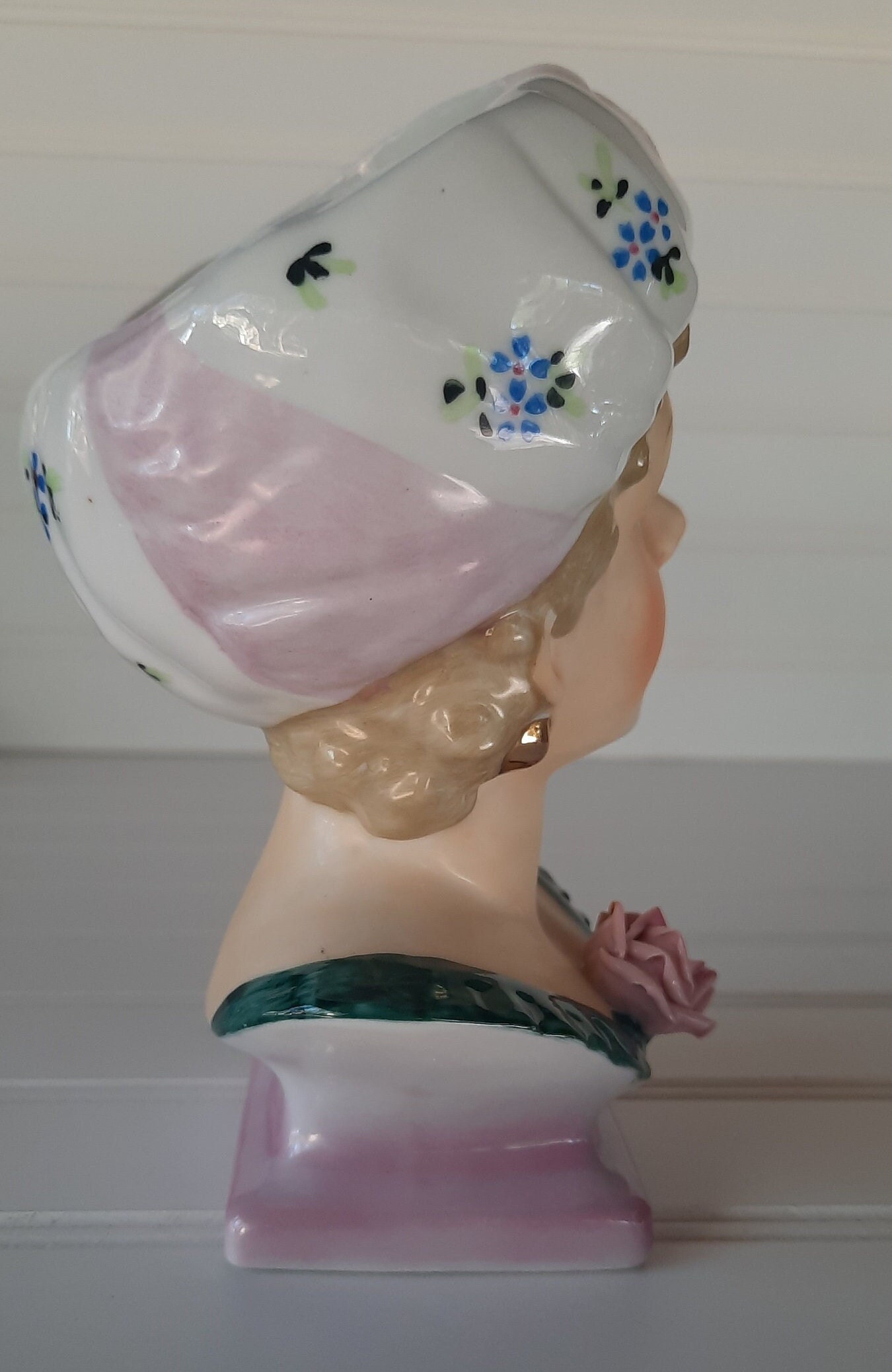 Vintage Head Vase,head Vase,turban Lady Head Vase,vintage Napco - Etsy