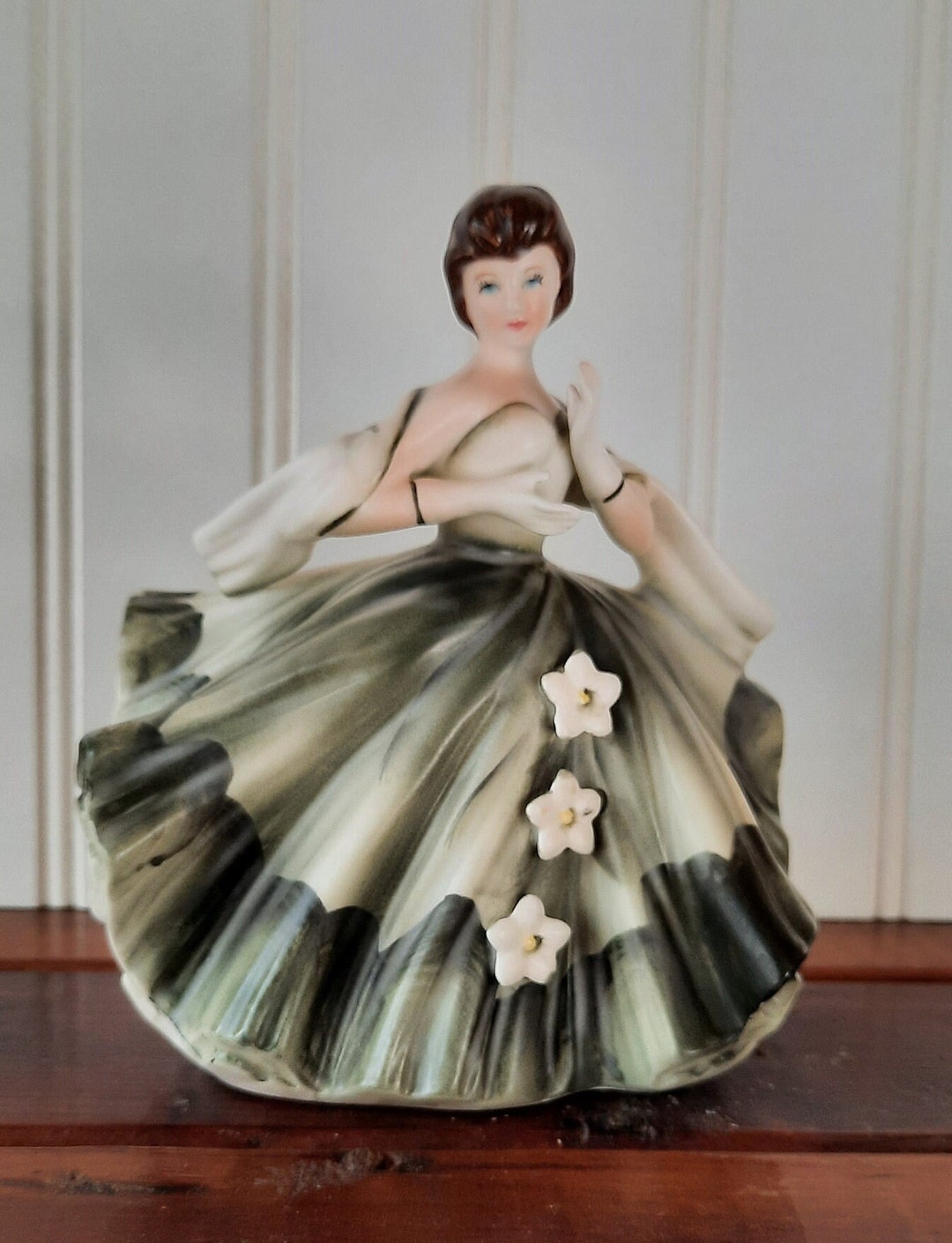 Lefton Dancing Girl Vintage Planter - #1337B - Etsy