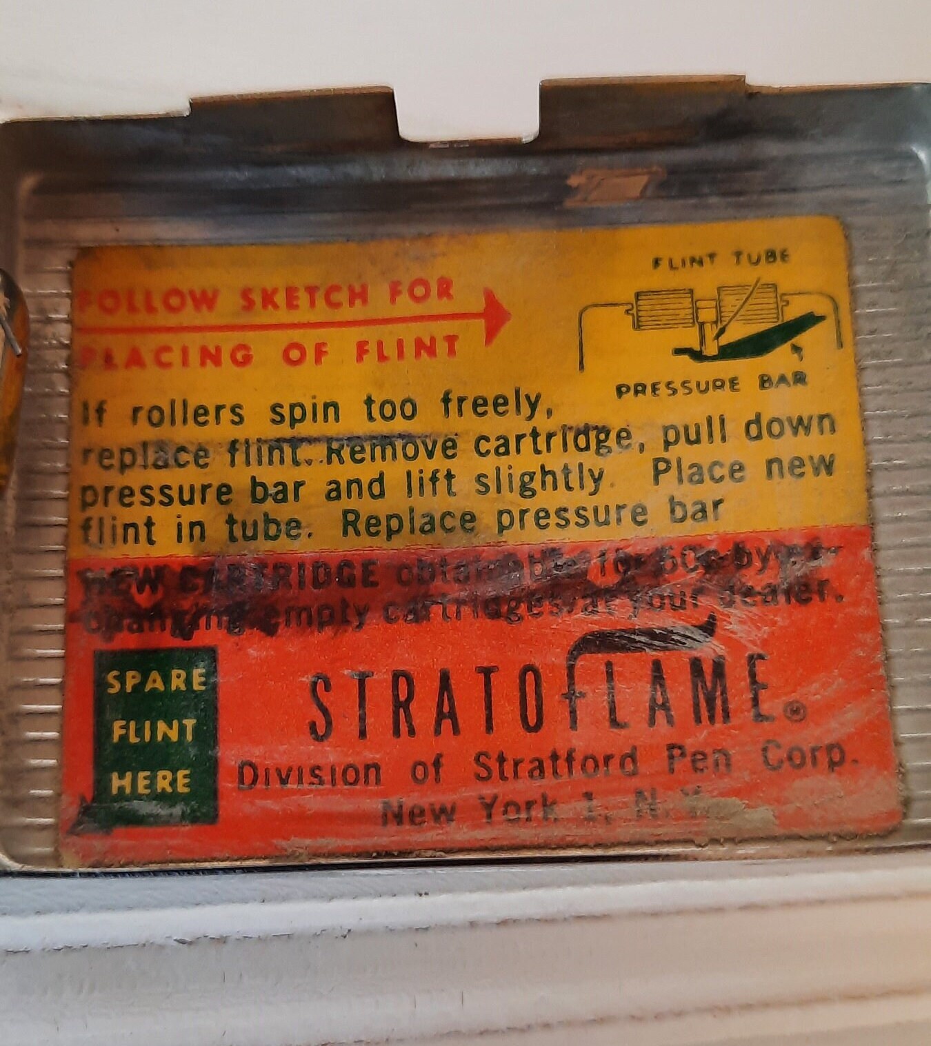Vintage Strato-flame Compressed Fuel Lighter - Etsy