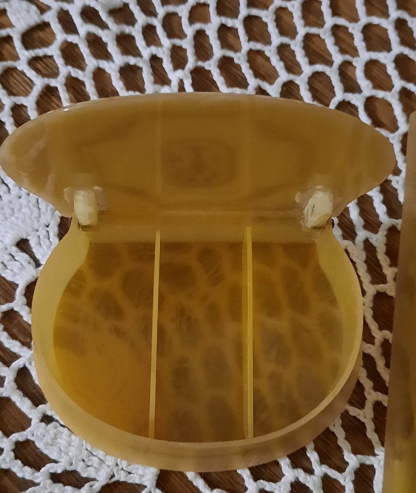 Vintage Bakelite Art Deco Yellow Celluloid Vanity Set - Etsy