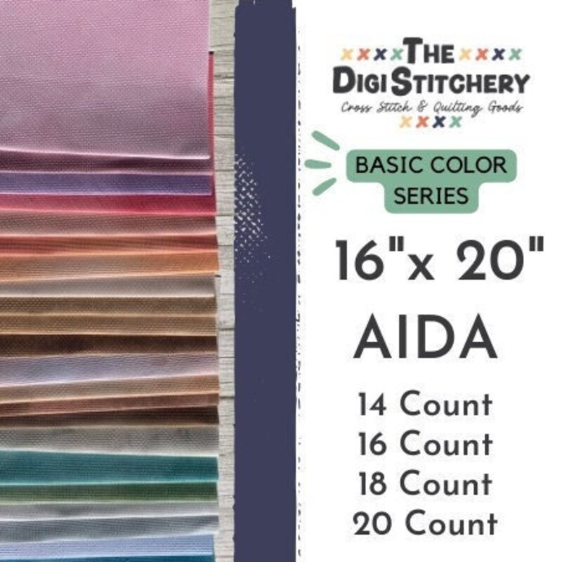 Dyed Aida - Etsy