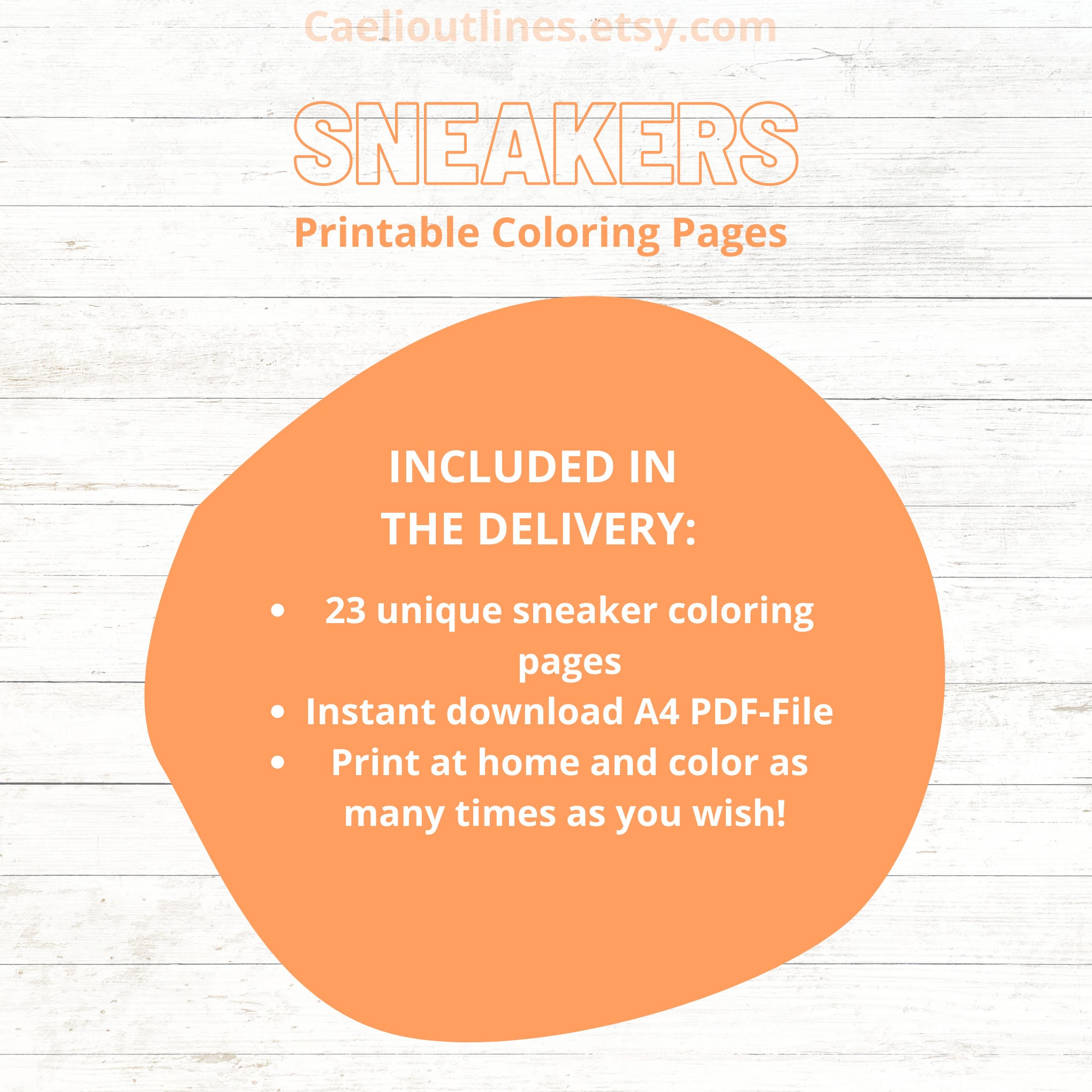 23 Sneaker Coloring Pages | Printable | Sneaker Colouring Pages ...