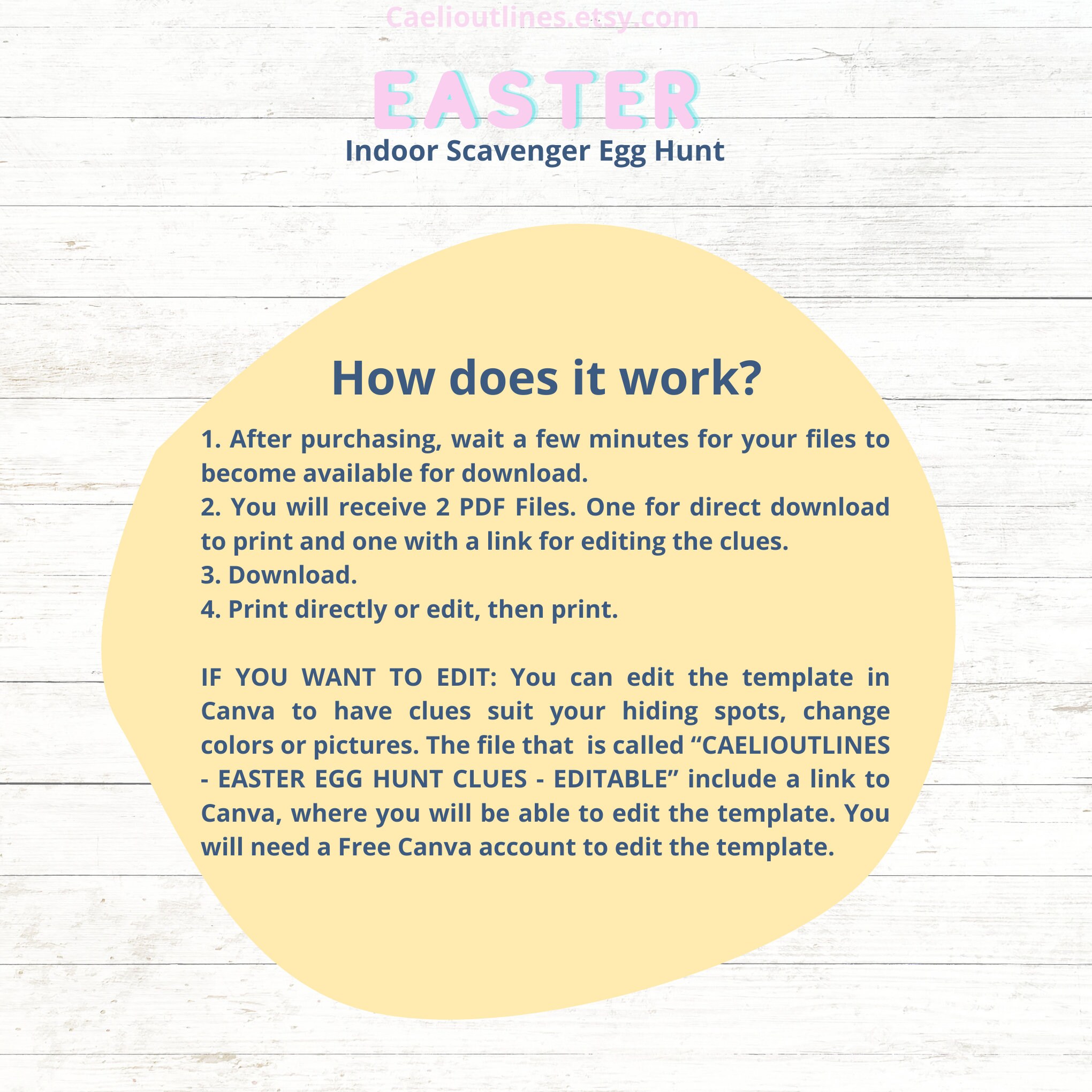 32 Editable Indoor Easter Scavenger Hunt Clues | Easter Scavenger Hunt ...
