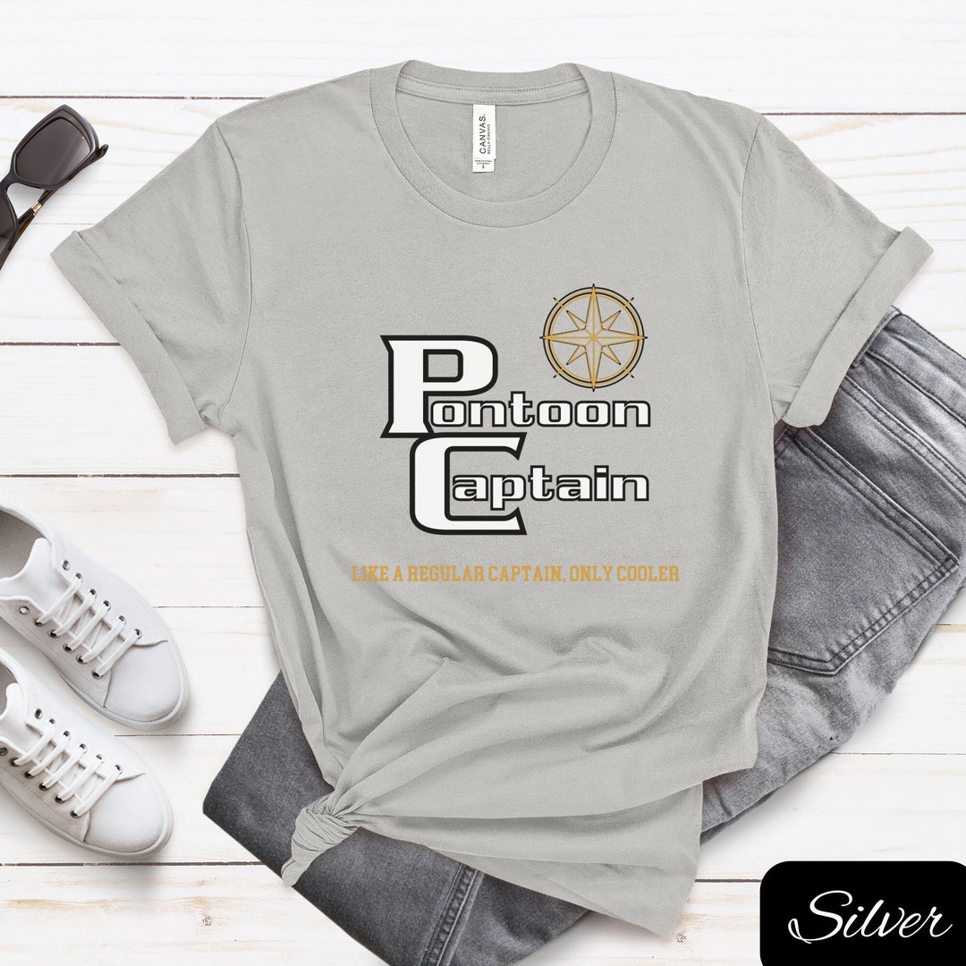 Pontoon Captain Captoon Pontooning Party on the Pontoon Shirt Party in ...