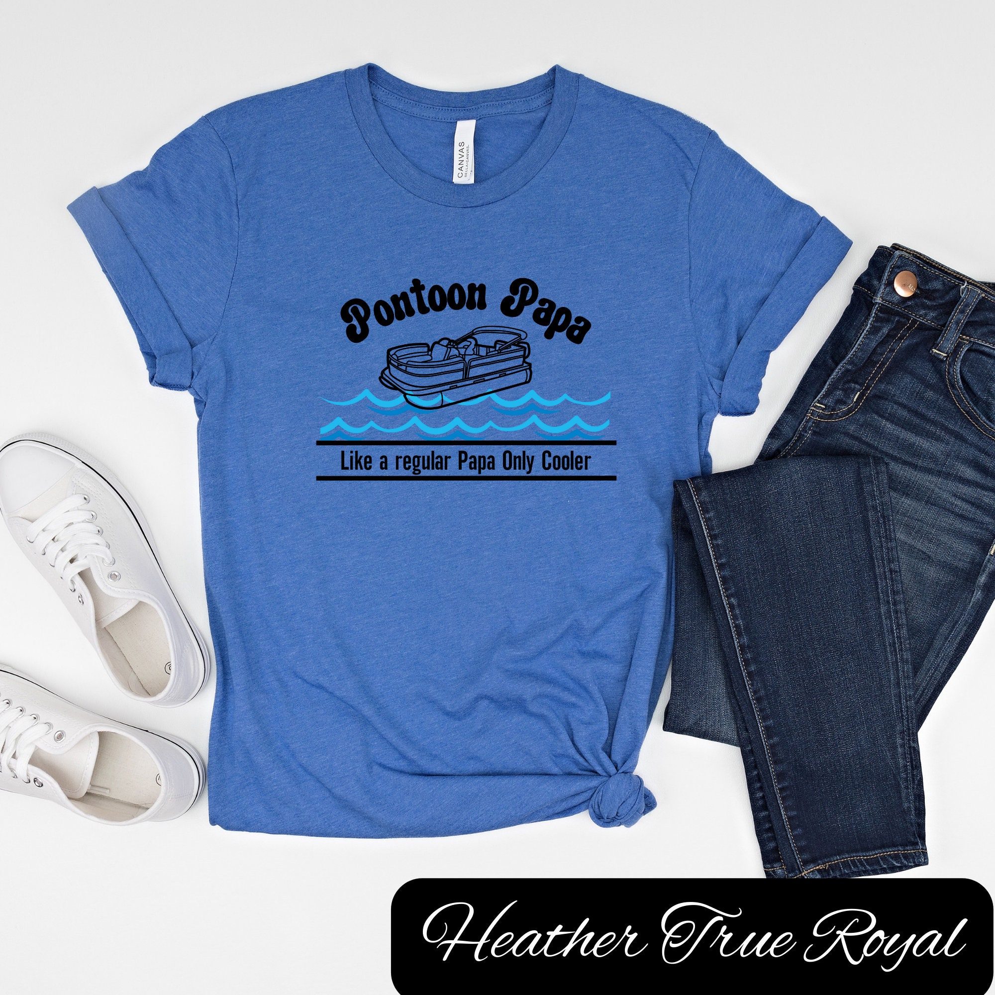 Pontoon Papa on the Pontoon Shirt Party in Slow Motion Pontoon Boat ...