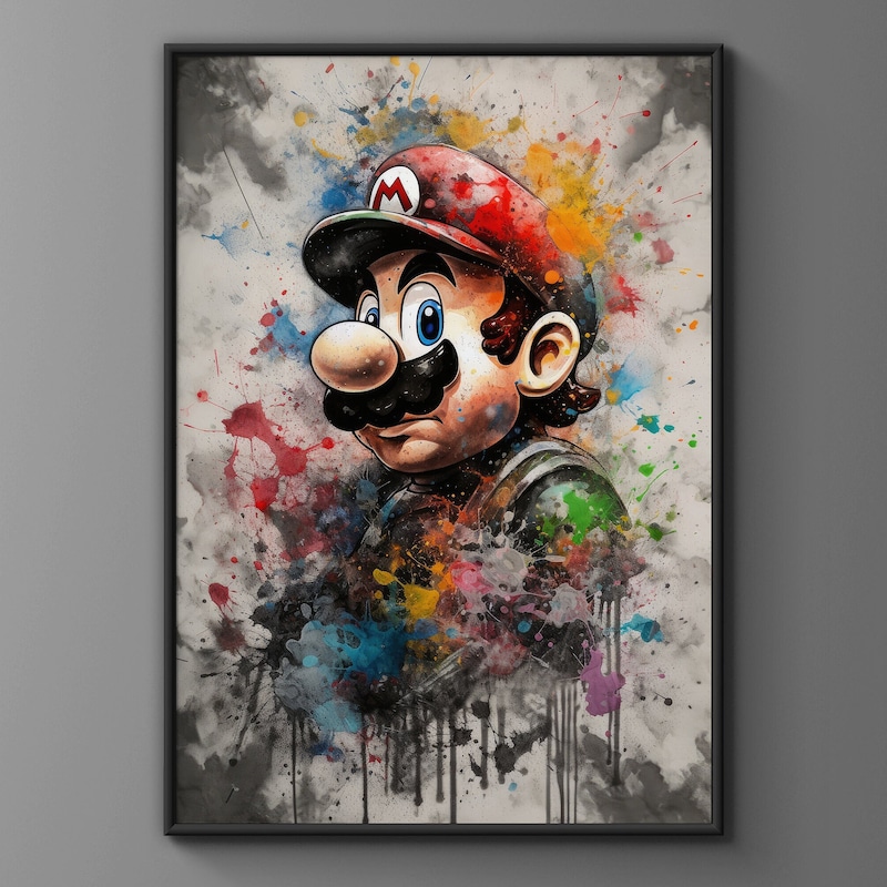 Super Mario Poster - Etsy