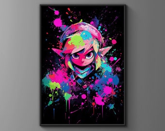 Legend of Zelda Poster Art Print: Open Your Eyes - Etsy