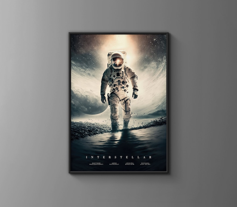 Interstellar Printable Poster - Mesmerizing Sci-fi Artwork for Wall ...