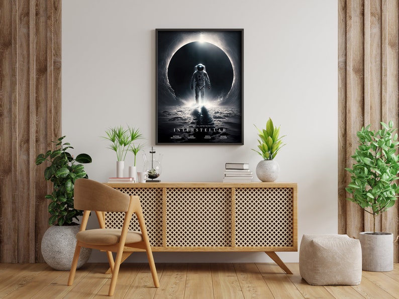 Interstellar Printable Poster - Mesmerizing Sci-fi Wall Art- Movie Fan ...