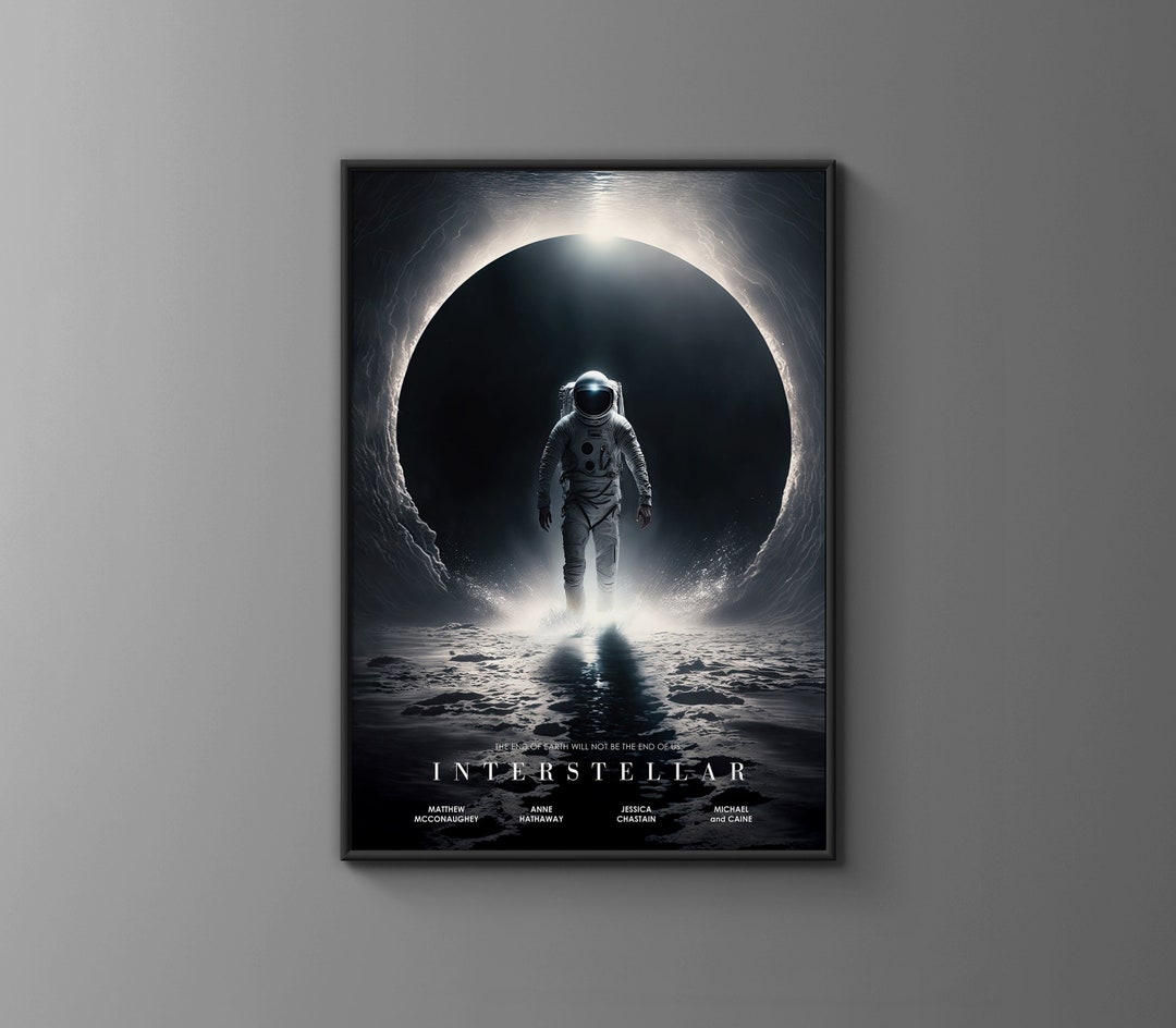 Interstellar Printable Poster Mesmerizing Sci-fi Artwork for - Etsy