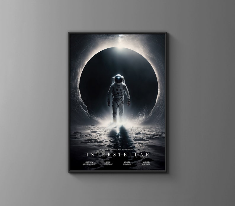 Interstellar Printable Poster Mesmerizing Sci-fi Artwork for - Etsy