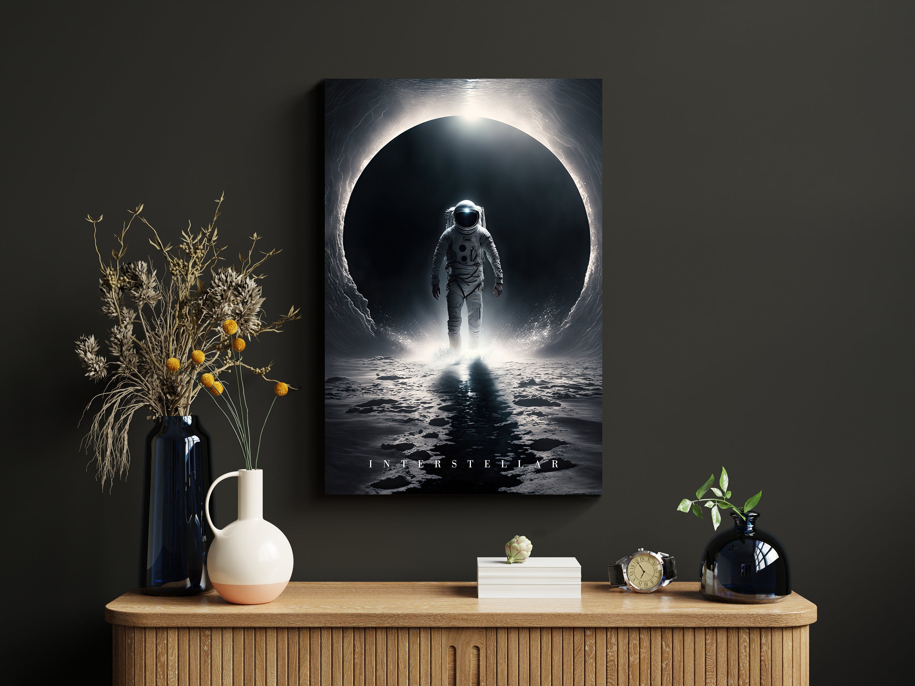 Buy Interstellar Printable Poster Mesmerizing Sci-fi Artwork for Wall ...