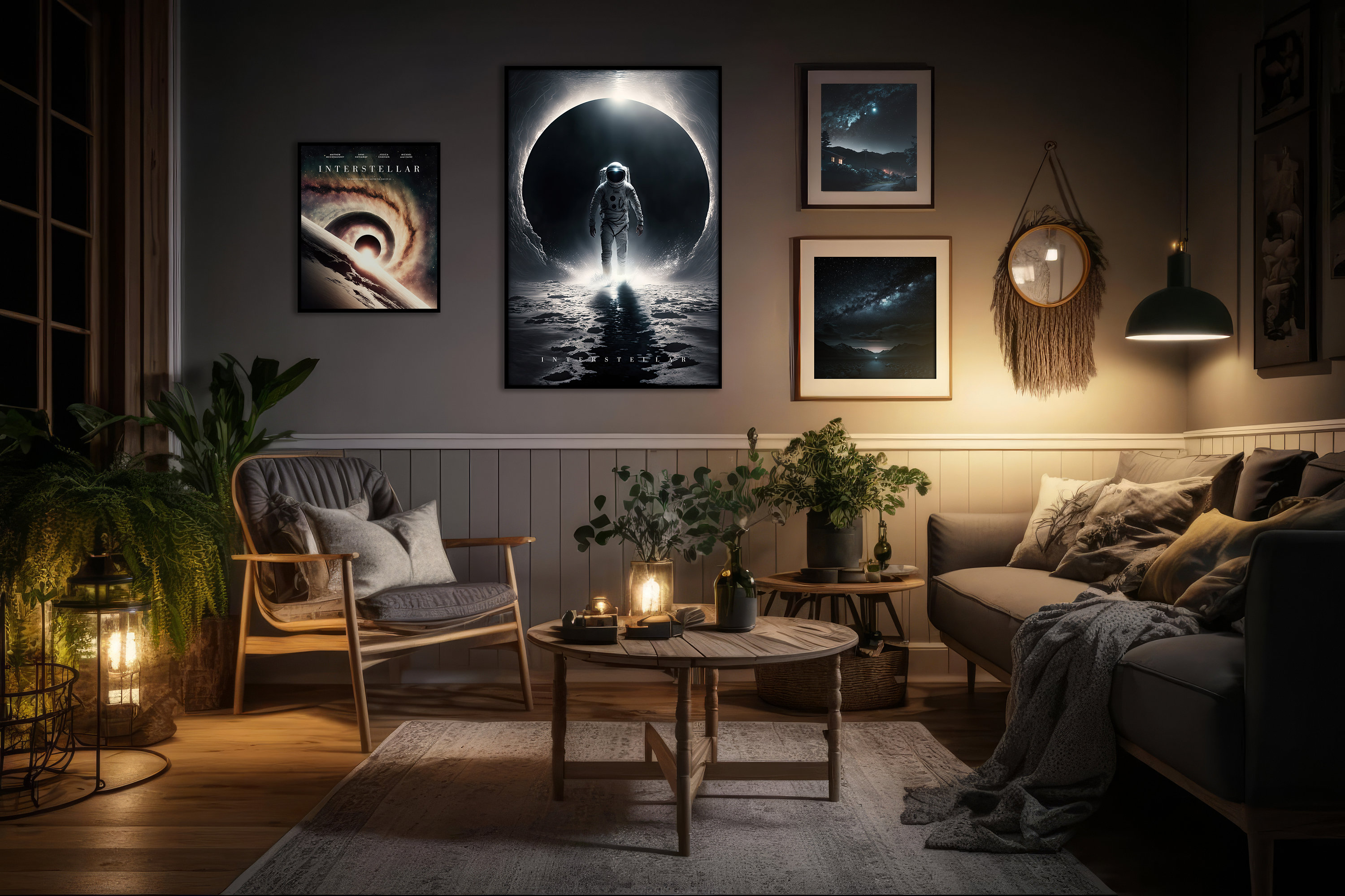 Buy Interstellar Printable Poster Mesmerizing Sci-fi Artwork for Wall ...