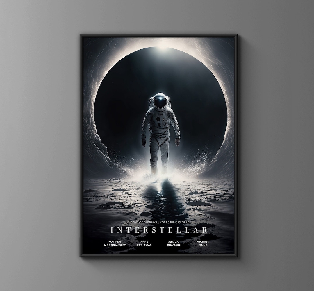 Interstellar Printable Poster - Mesmerizing Sci-fi Wall Art- Movie Fan ...