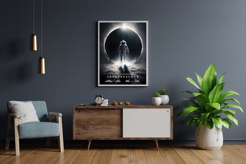 Interstellar Printable Poster - Mesmerizing Sci-fi Wall Art- Movie Fan ...