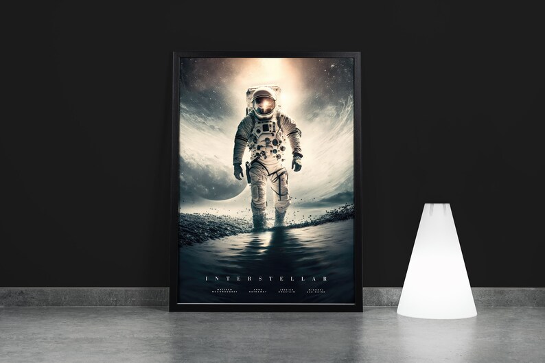 Interstellar Printable Poster - Mesmerizing Sci-fi Artwork for Wall ...