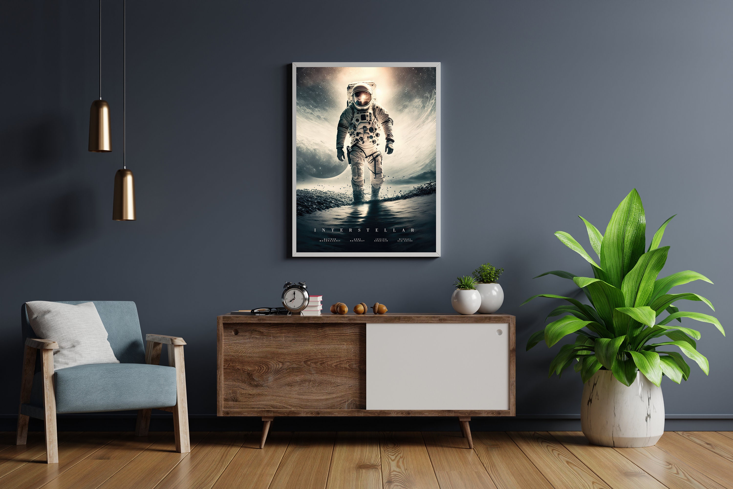 Interstellar Printable Poster Mesmerizing Sci-fi Artwork for Wall Movie ...