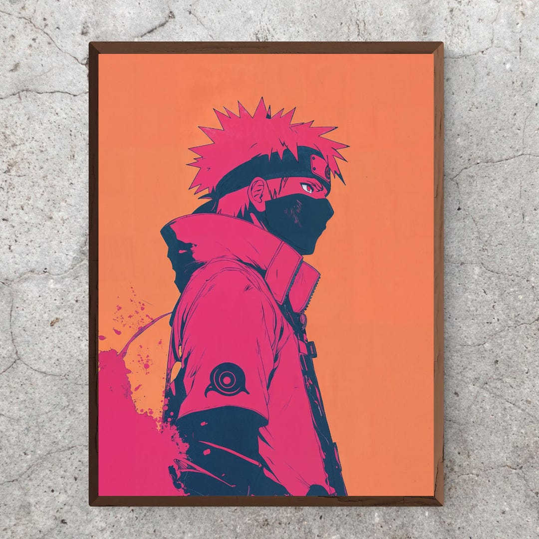 Naruto Street Art Poster - Digital Download Anime Home Wall Decor ...