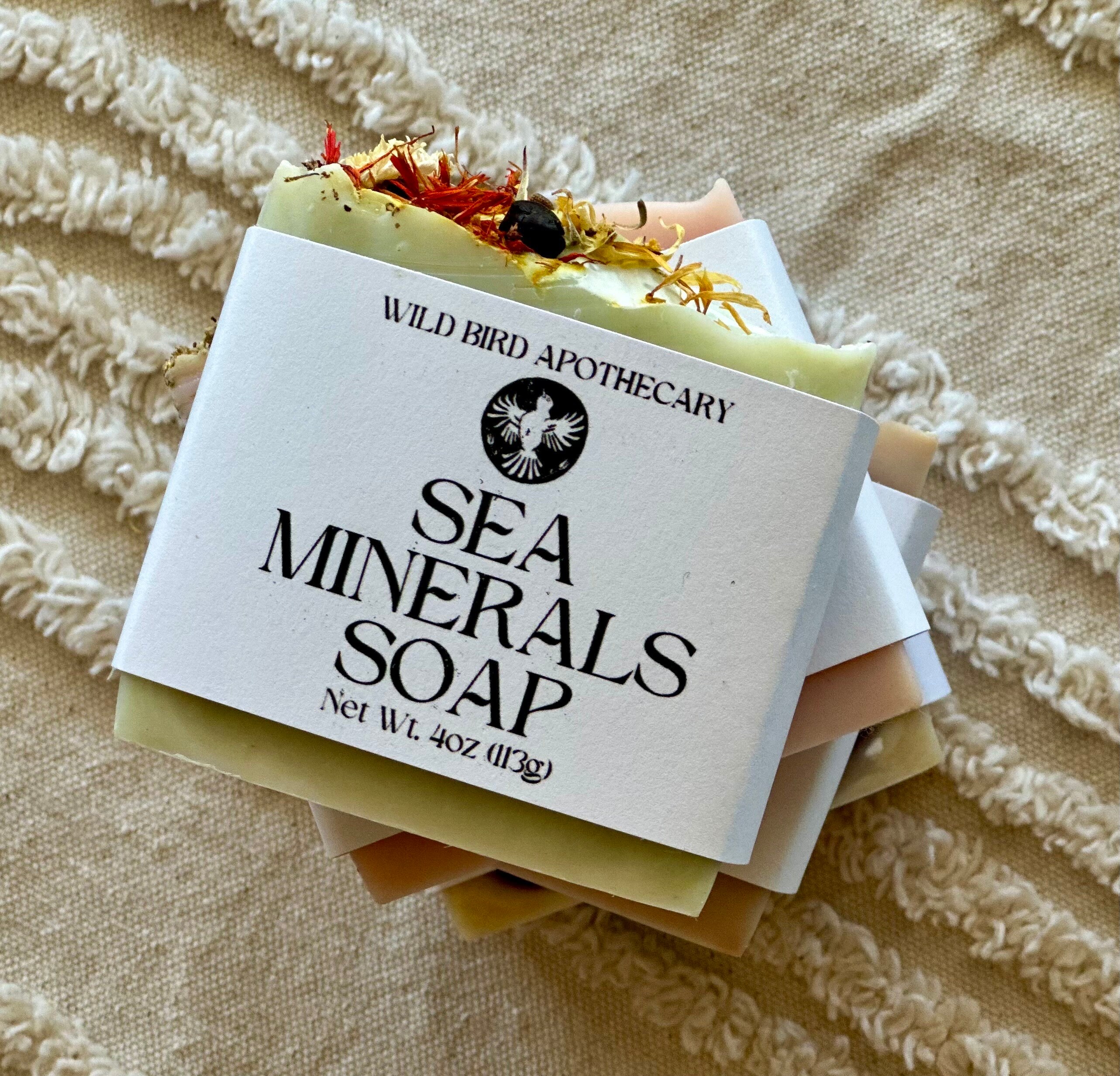 Natural Bar Soap // Sea Minerals Soap // Handmade // Palm Free ...