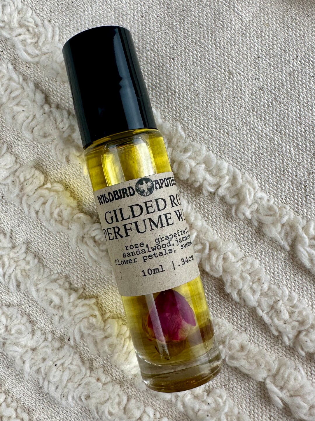 Essential Oil Perfume Wand // Gilded Rose Scent // Organic // Clean ...